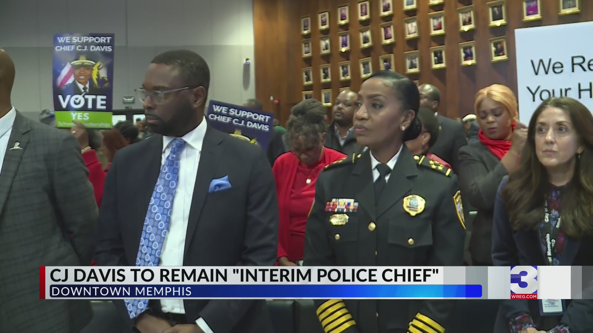 C.J. Davis to stay as interim Memphis Police chief after council tables ...
