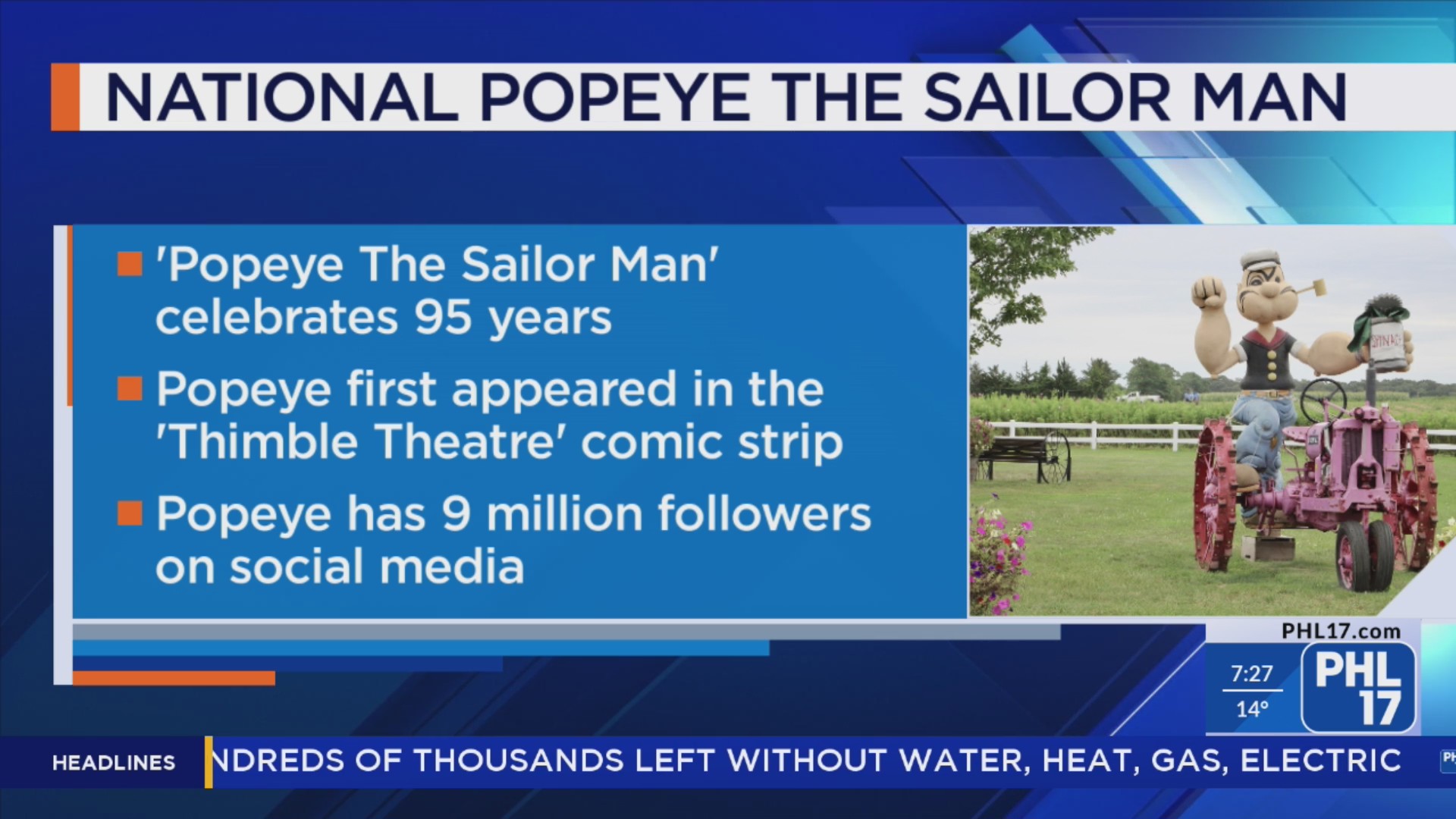 Today is National Buttered Rum, Popeye, and Classy Day – PHL17.com