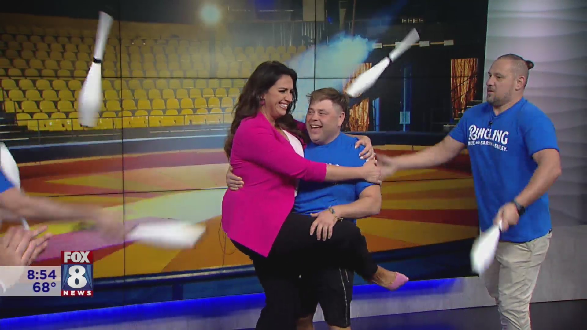Fox 8 Morning Show anchors get into the act when Ringling Bros. and ...