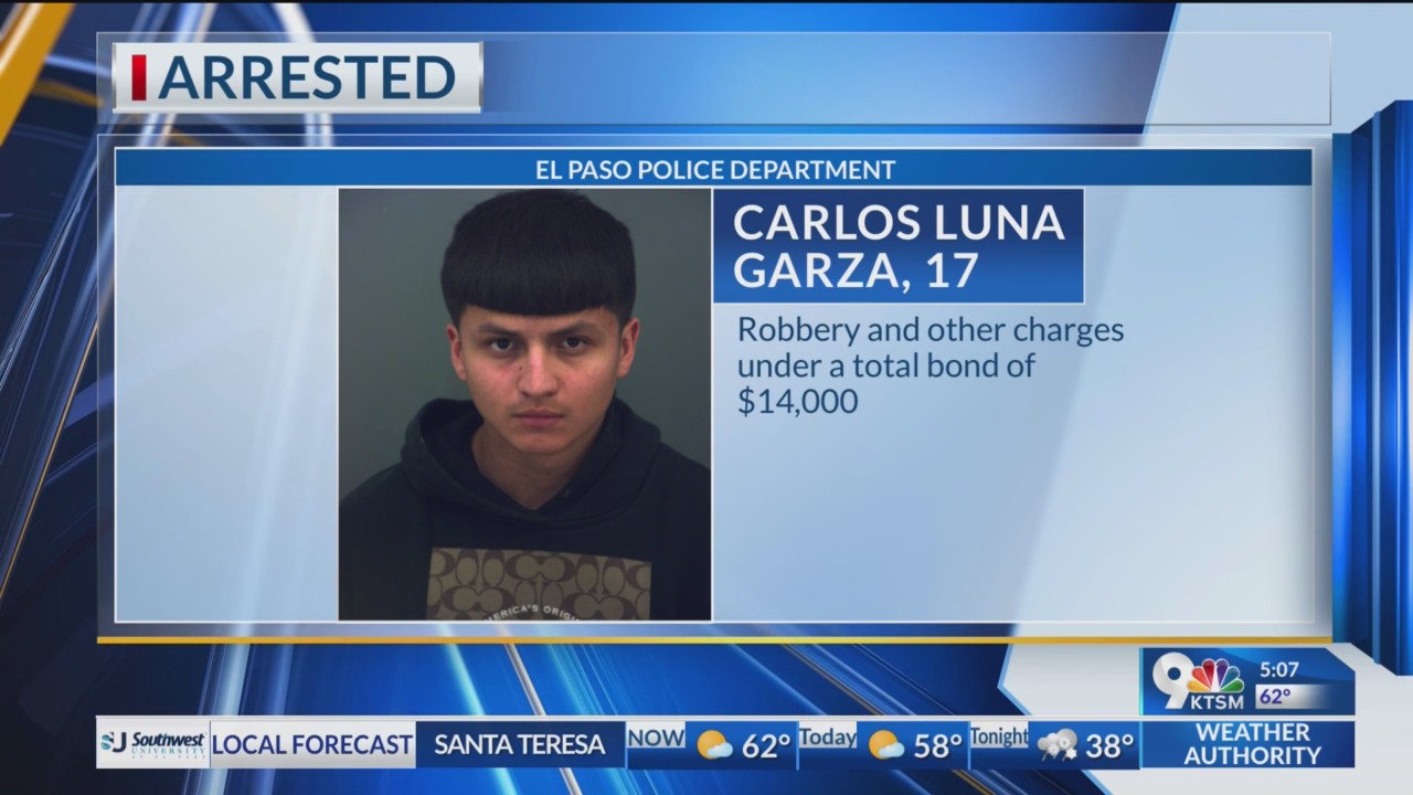Carlos Luna Garza arrested for robbery of Pizza hut driver in Lower ...