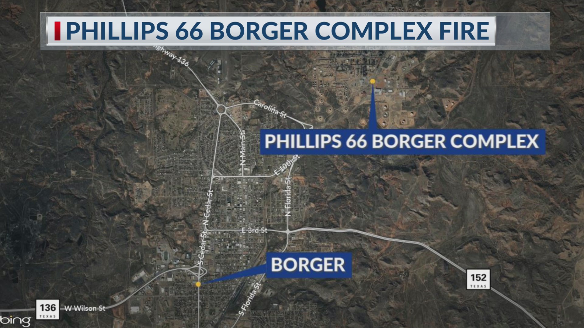 2 employees injured after fire at Phillips 66 Borger Complex, fire ...