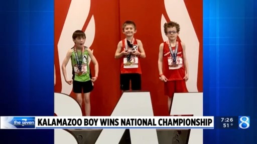 Kalamazoo boy wins national championship – WOODTV.com