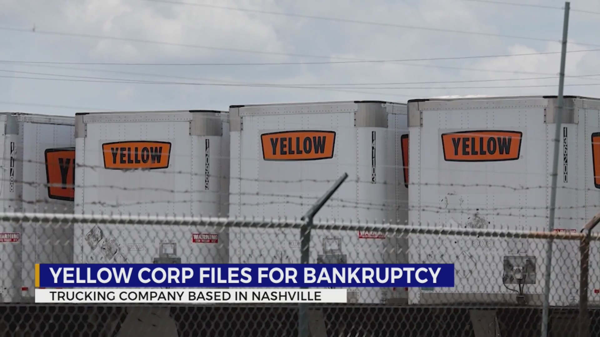 Trucking giant Yellow Corp. declares bankruptcy – WKRN News 2