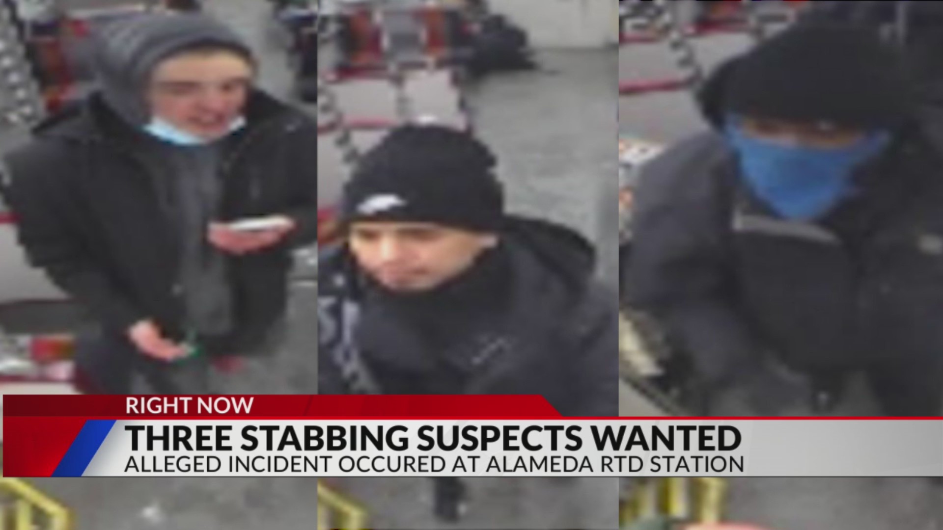 3 suspects wanted in RTD stabbing – FOX31 Denver