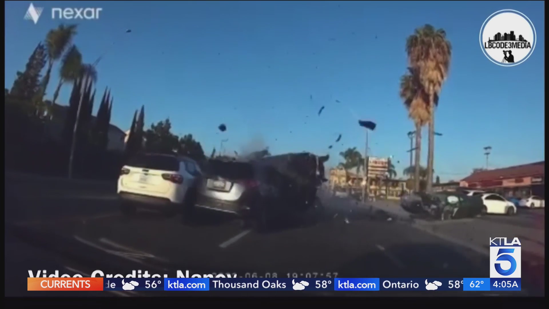 Wrong-way driver dead, 3 injured in Long Beach crash – KTLA