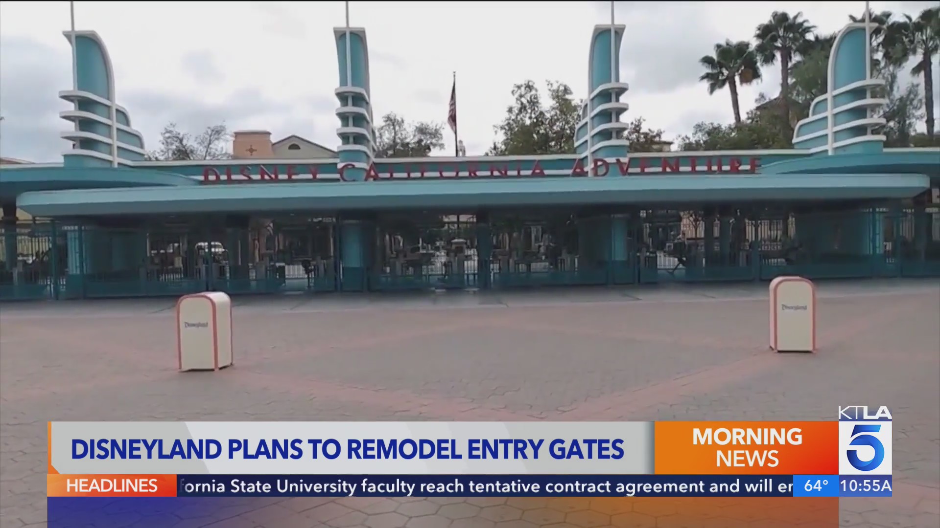 Disneyland Resort to revamp entry gates at both theme parks – KTLA