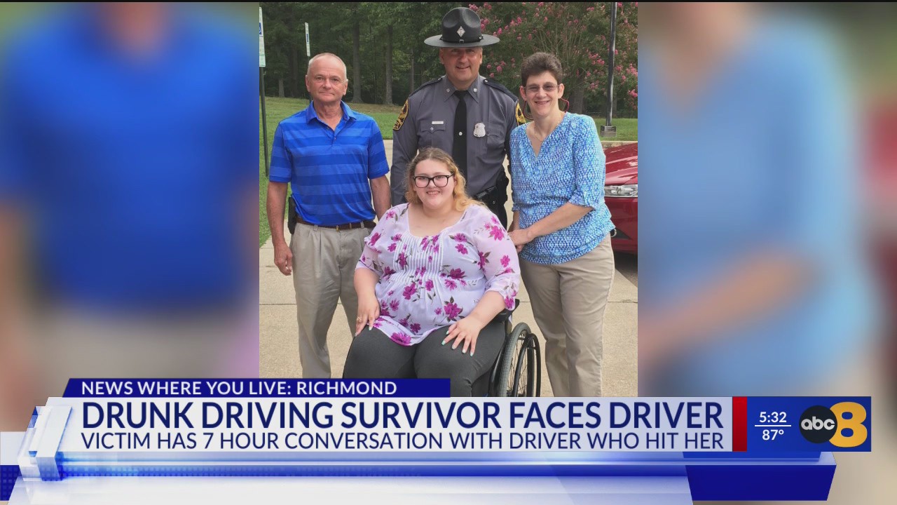 Survivor of drunk driving shares message to other victims – WRIC ABC 8News