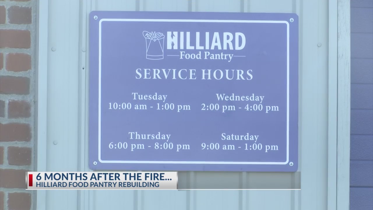 Six months after fire, Hilliard food pantry continues mission – NBC4 ...