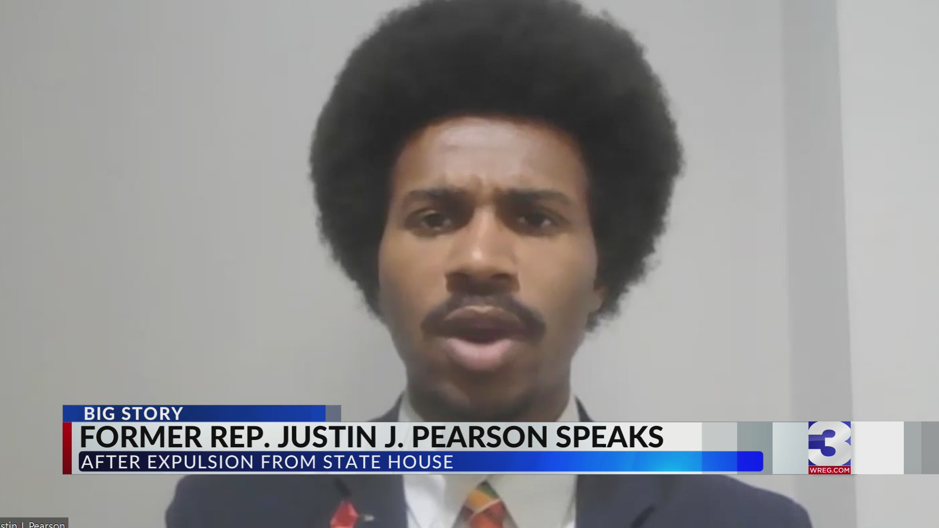 Former representative Justin J. Pearson speaks with WREG about ...