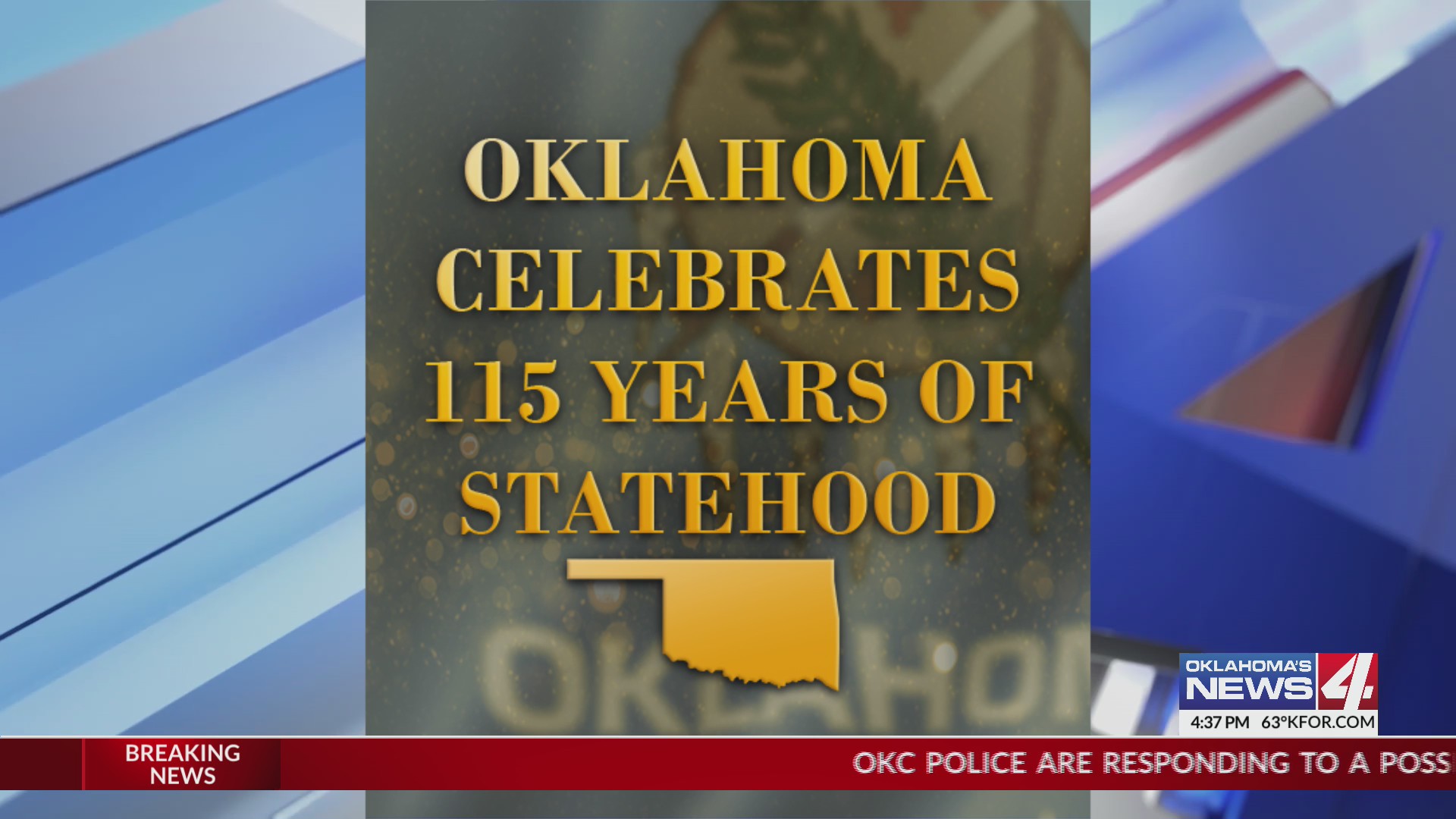 Oklahoma became the 46th state 115 years ago – KFOR.com Oklahoma City
