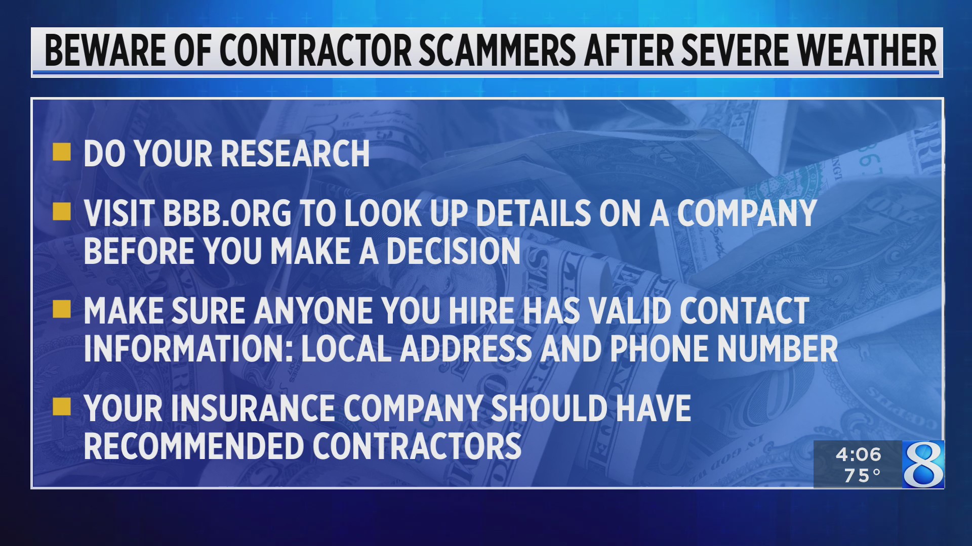 Beware of contractor scammers after severe weather – WOODTV.com