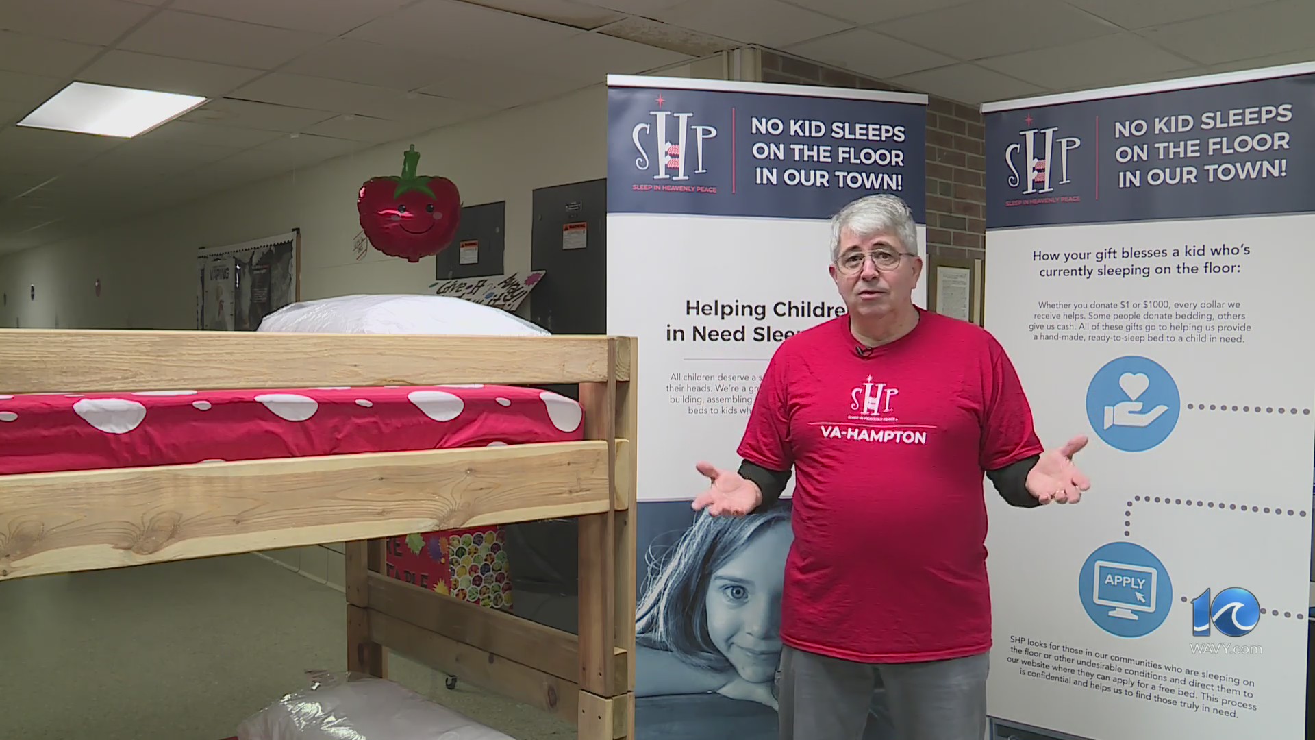 Peninsula org. delivers free beds, needs Southside chapter – WAVY.com