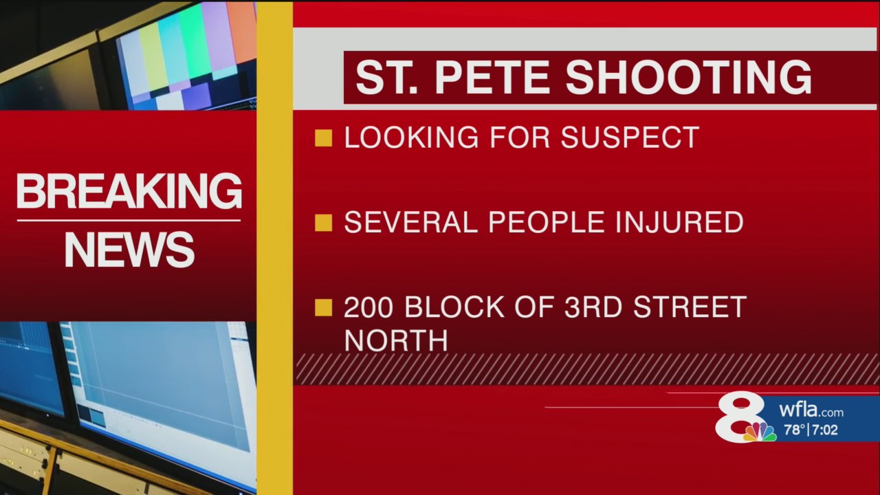 7 injured in St. Pete shooting; shooters on the run, police say – WFLA
