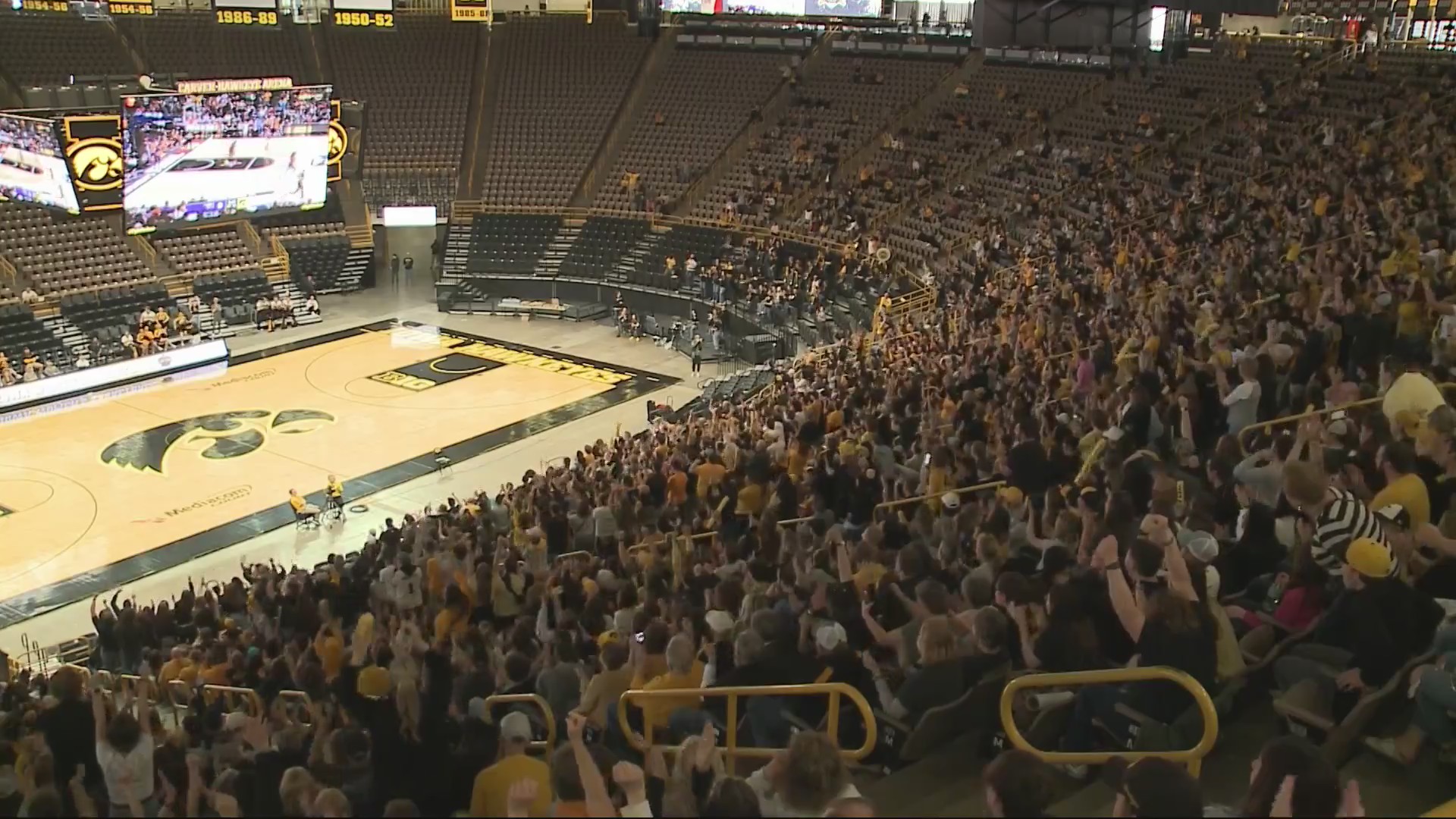 University of Iowa Holding Final Four Watch Party at Carver Hawkeye ...