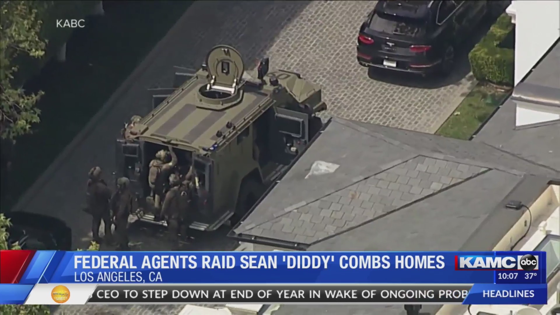 Federal agents raid two homes belonging to music mogul Sean ‘P Diddy ...