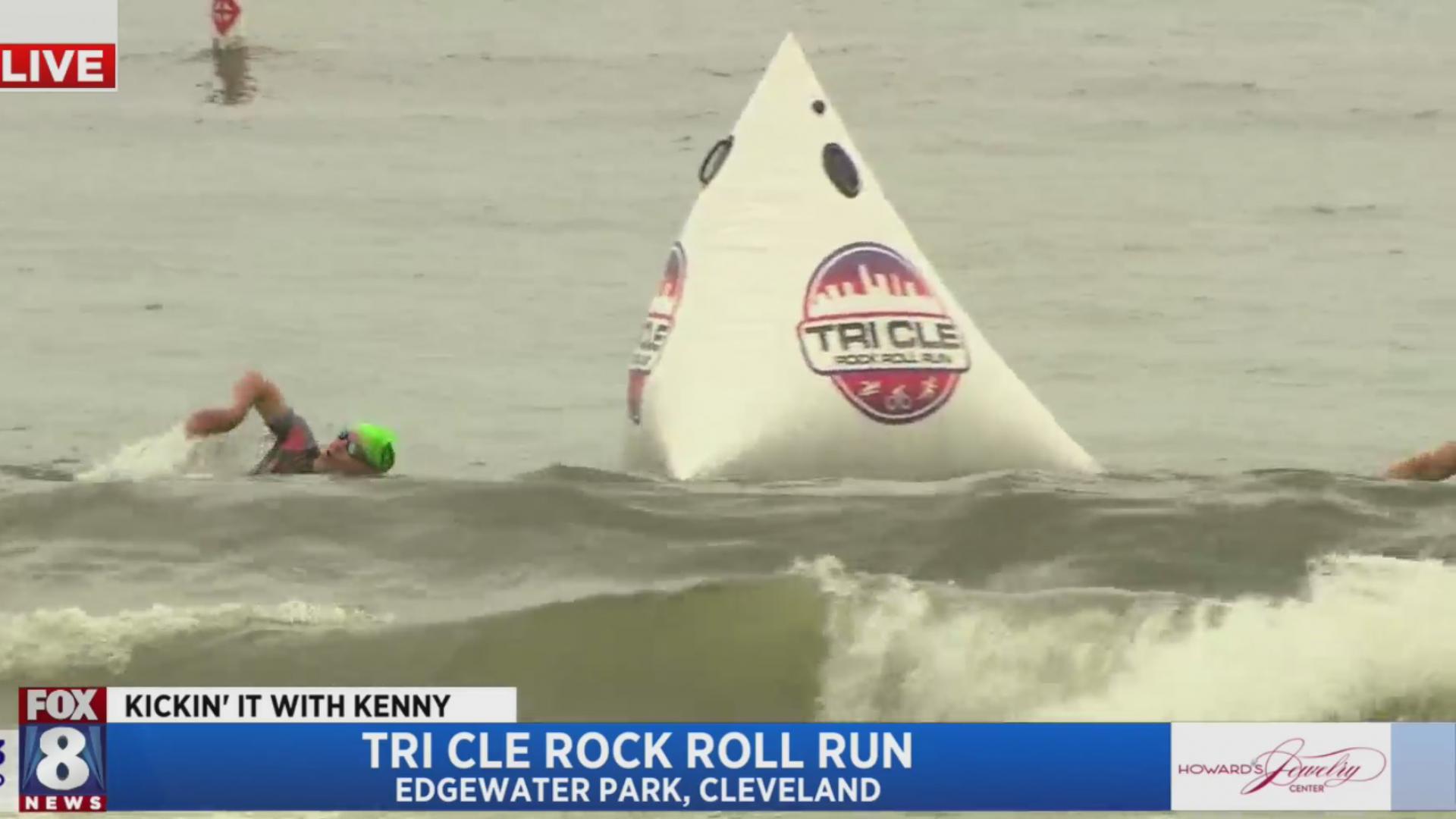 Warming up for the Tri CLE Rock Roll Run – Fox 8 Cleveland WJW