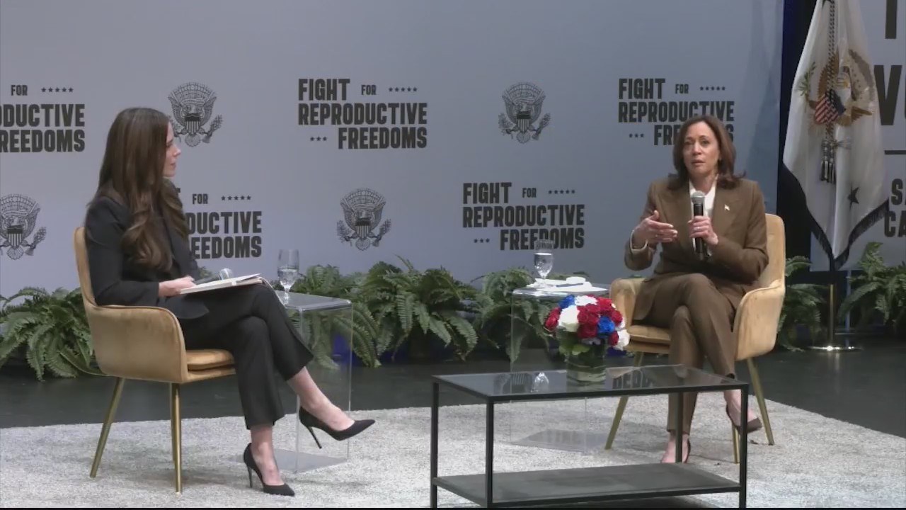 Kamala Harris Discusses Fight For Reproductive Rights In San Jose Kron4