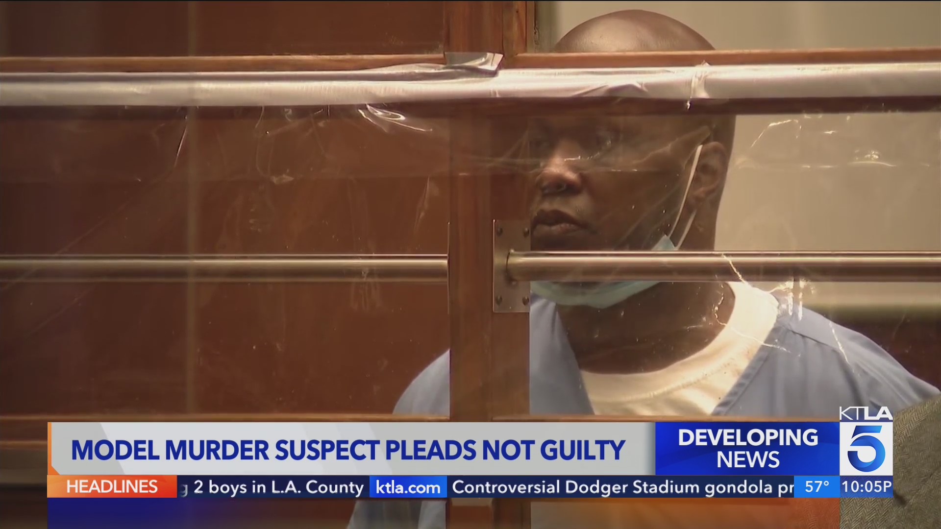 Model murder suspect pleads not guilty – KTLA