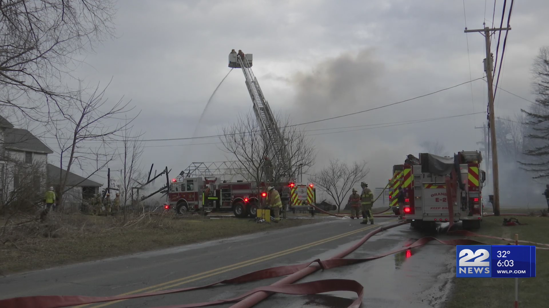 Crews working to put out barn fire at Red Fire Farm in Granby – WWLP