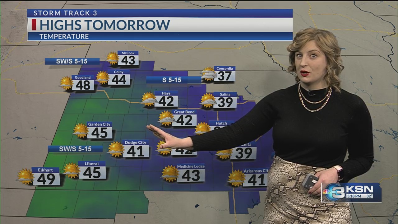 Sunday evening forecast for all of Kansas – KSN-TV