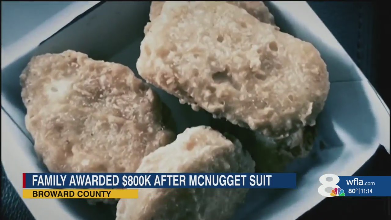 Florida jury awards $800K in McDonald’s ‘hot’ nugget lawsuit – WFLA