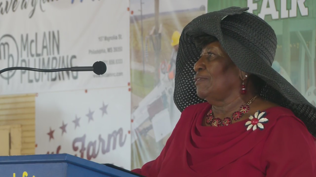 Candidate for Treasurer, Addie Lee Green, speaks at 2023 Neshoba County ...