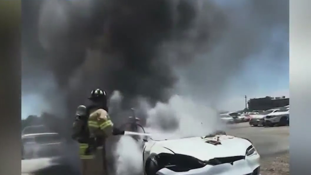 EV fires presenting new challenges for firefighters | Morning in ...