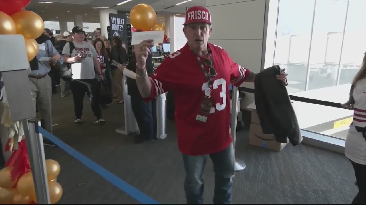 Alaska Airline gives 49ers fans surprise gift – KRON4