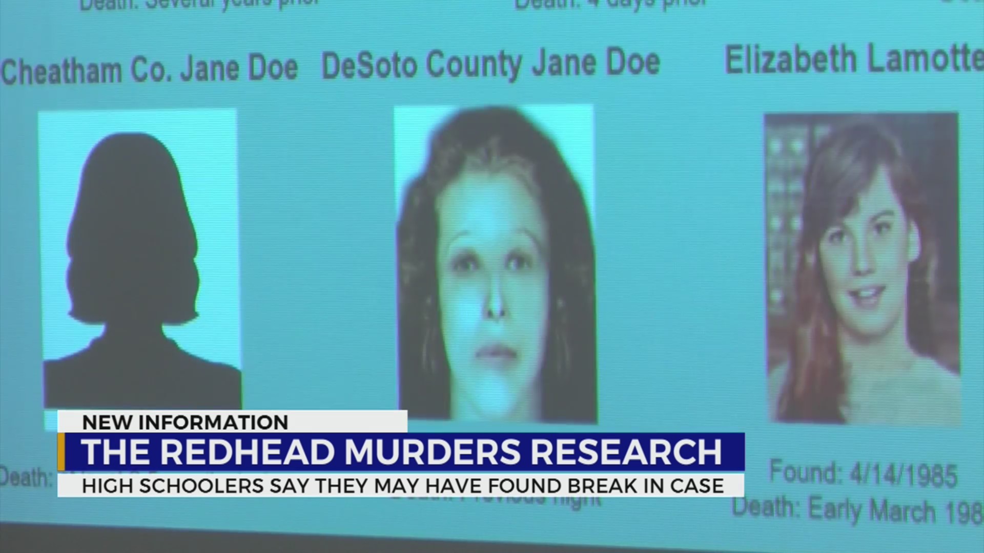 Redhead murders research – WKRN News 2