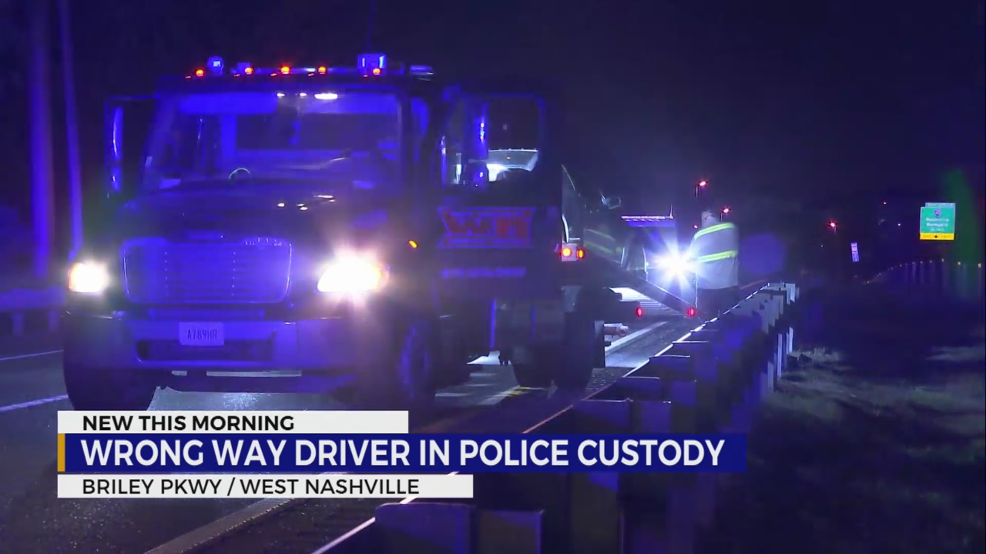 Wrong way driver taken into custody – WKRN News 2