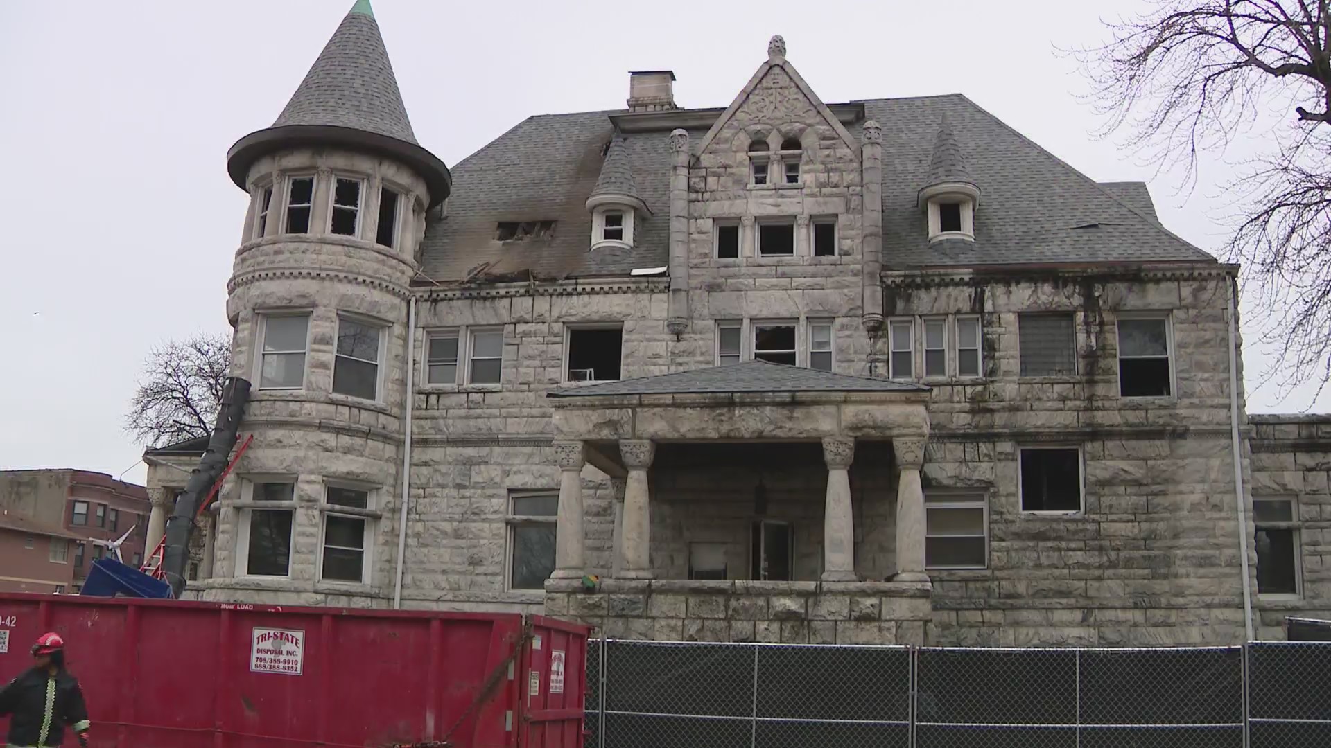 Arson investigation underway after fire at historic Swift Mansion in ...