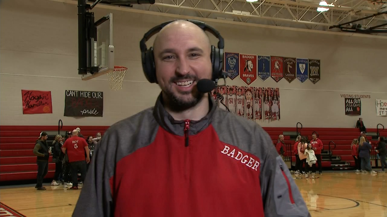 Badger coach celebrates thrilling rivalry win – WKBN.com