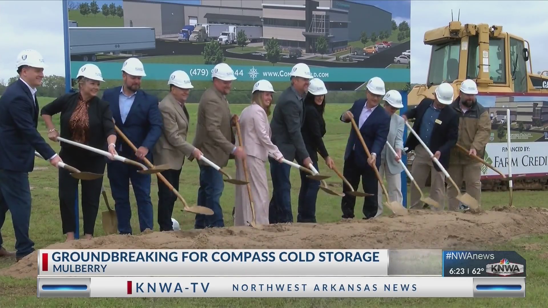 Groundbreaking for compass cold storage – KNWA FOX24