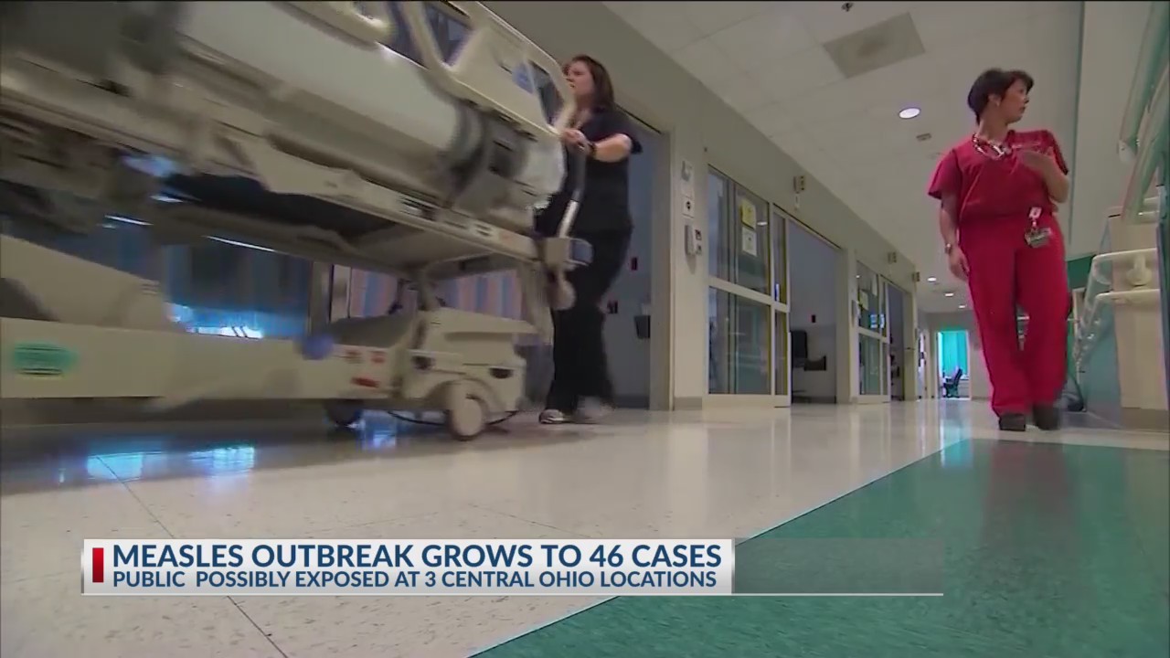 Central Ohio measles outbreak grows to 46 cases – NBC4 WCMH-TV