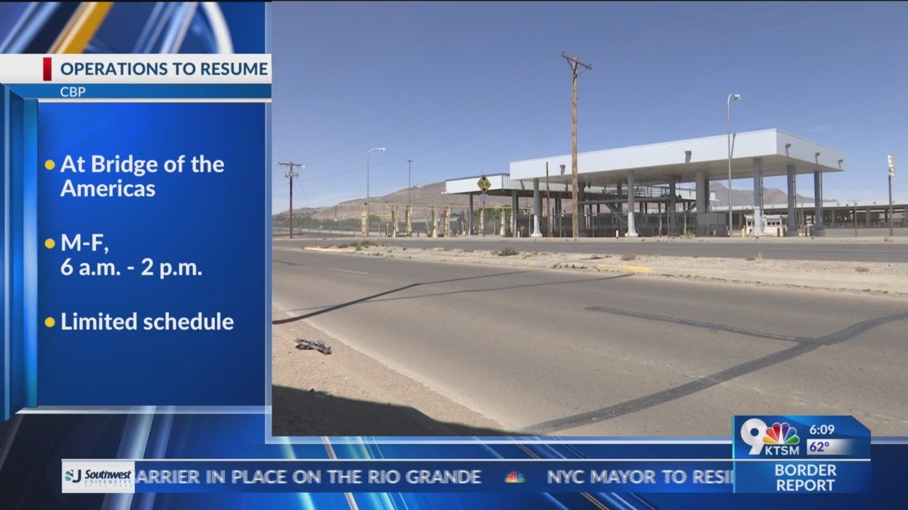 CBP to resume cargo processing at BOTA starting Tuesday – BorderReport