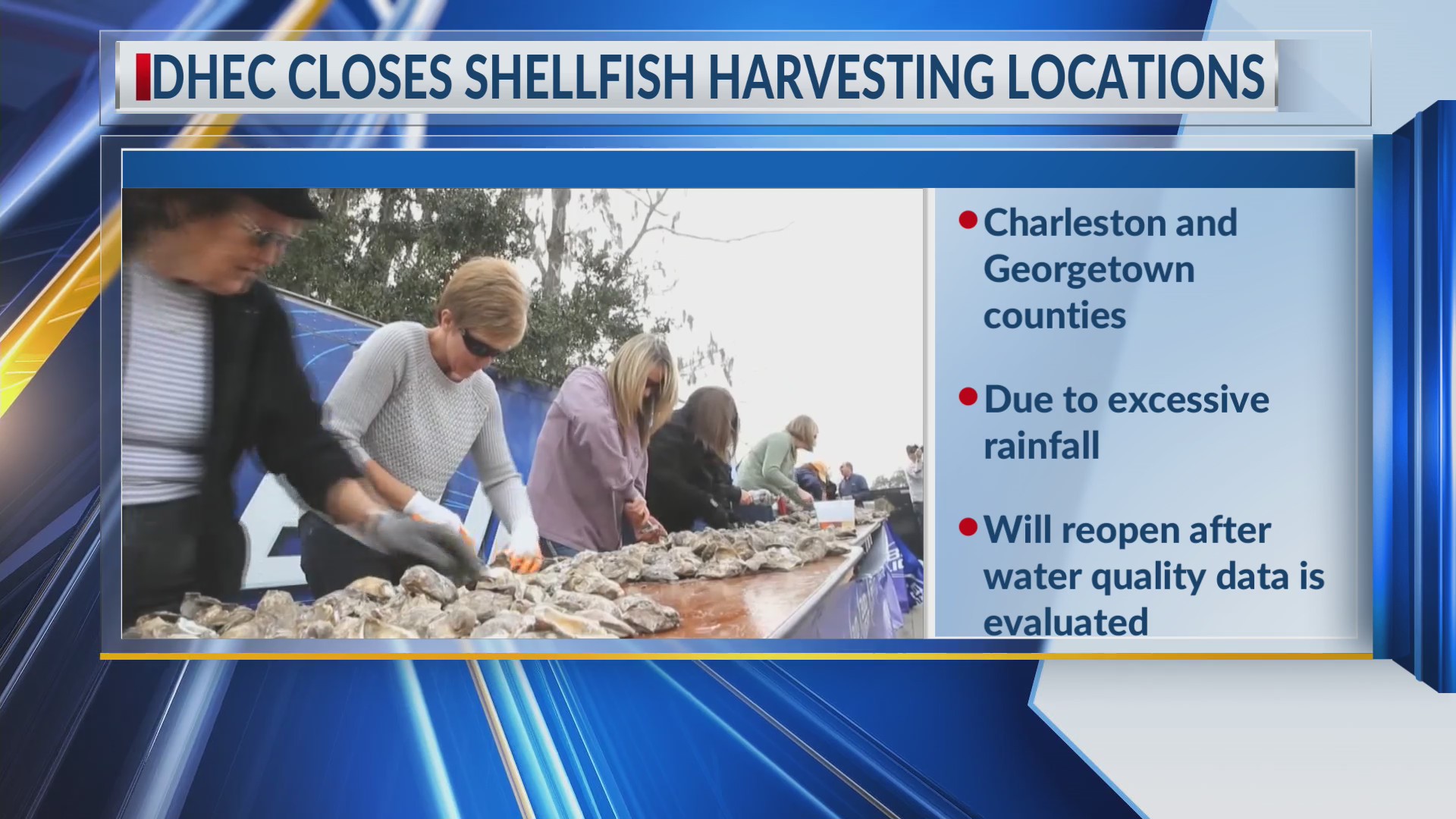 DHEC closes shellfish harvest locations in Charleston and Georgetown ...