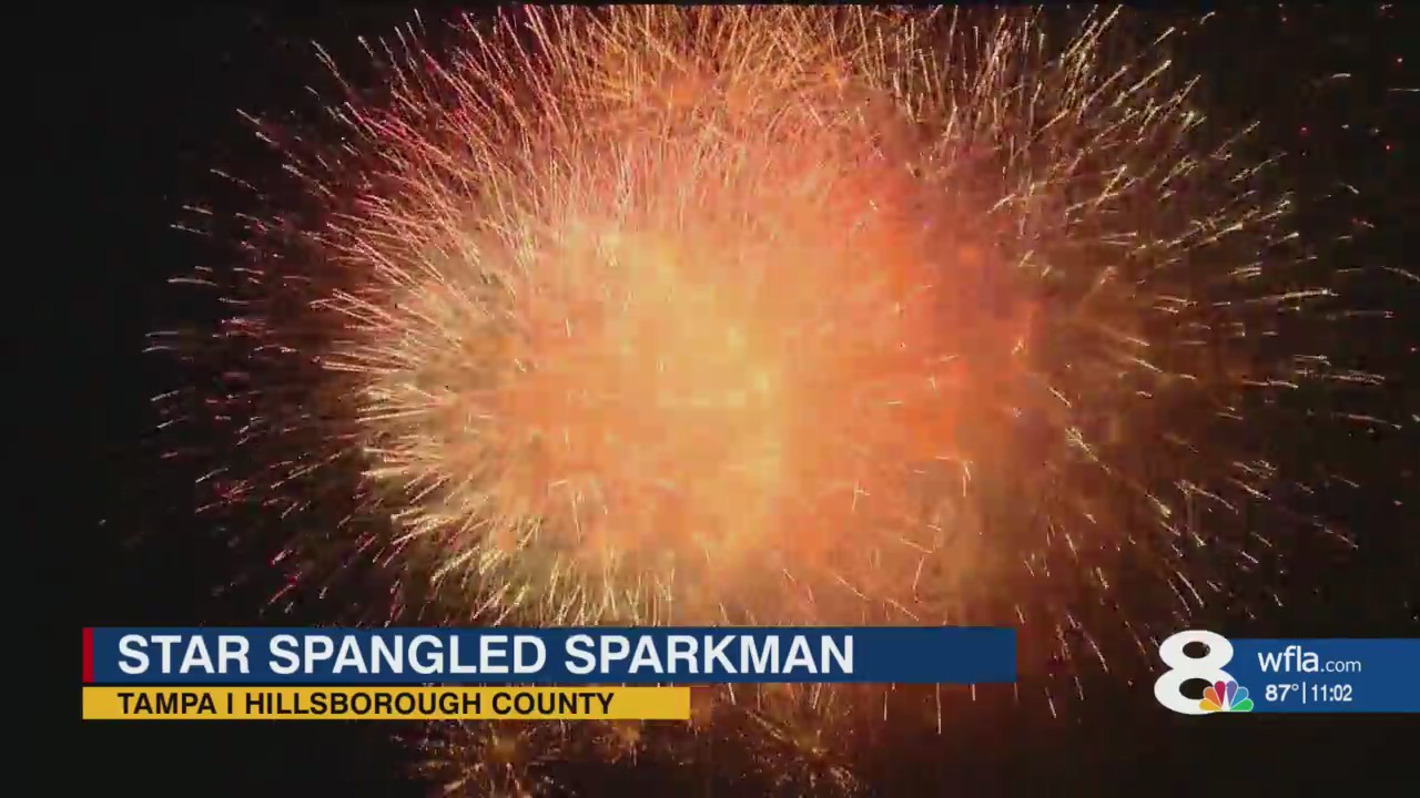 Spectators brave heat for Star Spangled Sparkman firework show – WFLA