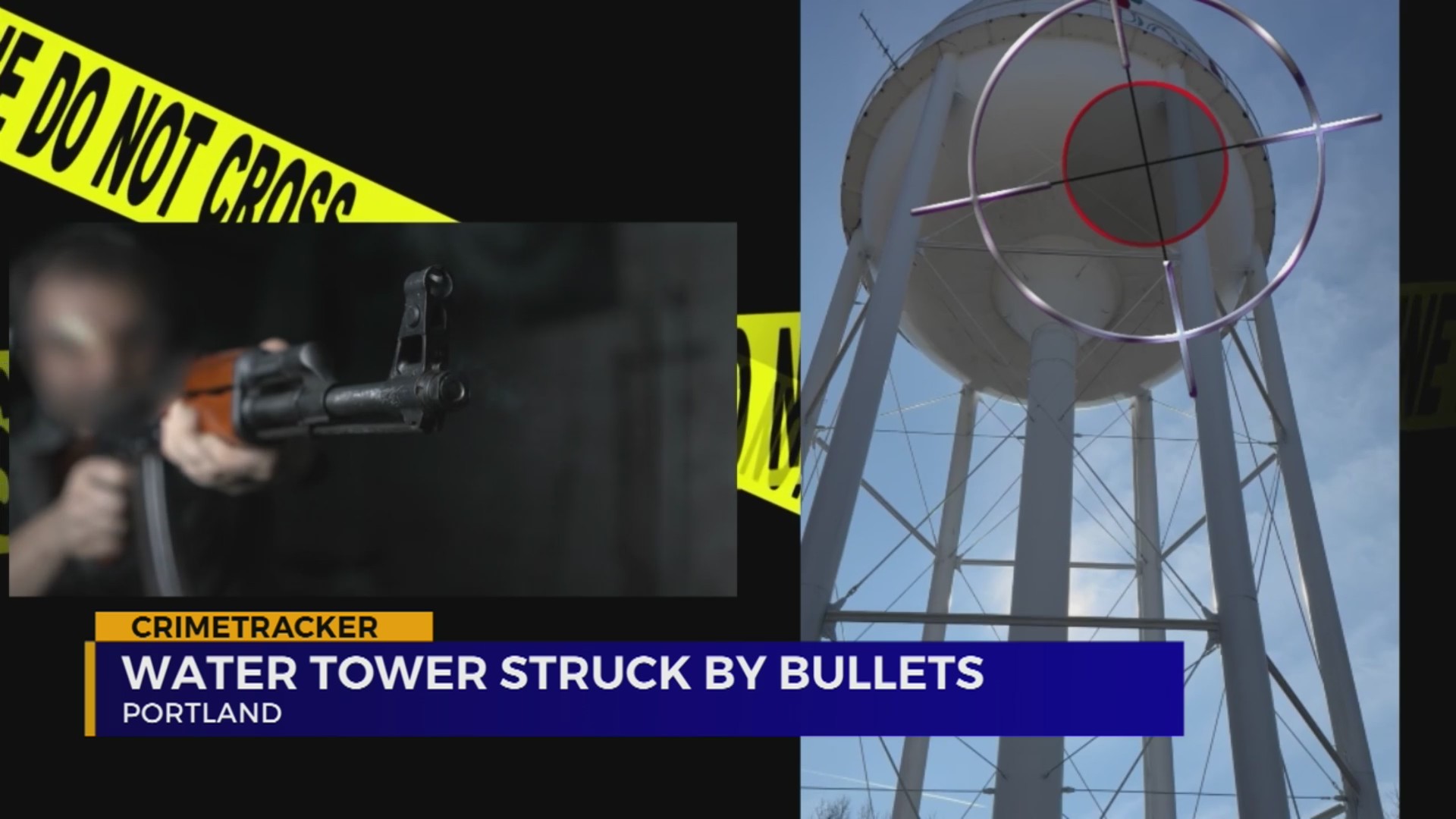 Portland water tower struck by bullets – WKRN News 2