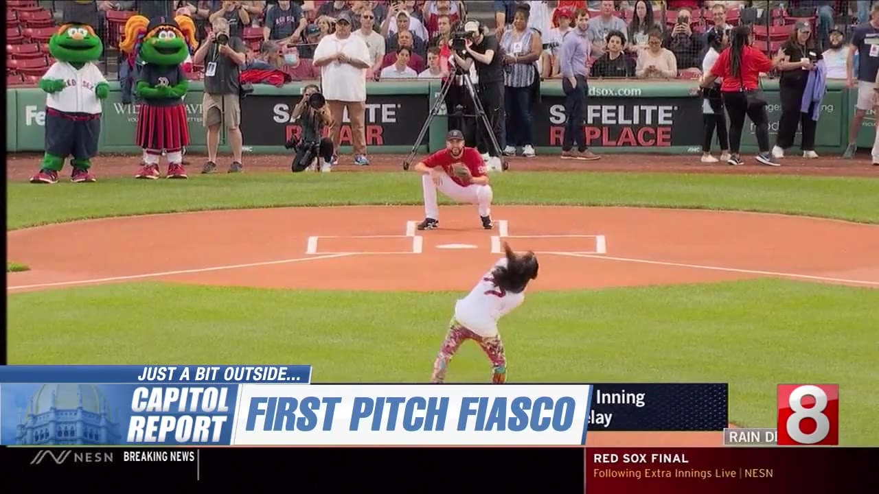 Capitol Report: A look at the worst celebrity first pitches in MLB ...