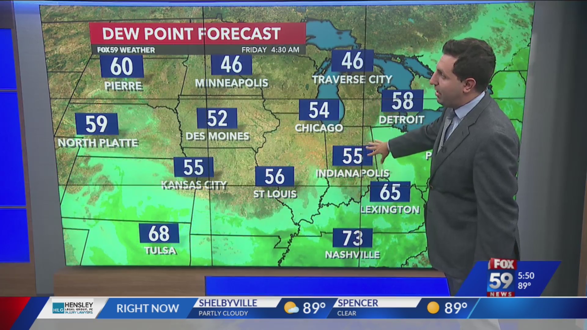 More storm chances and a break in the humidity – Fox 59