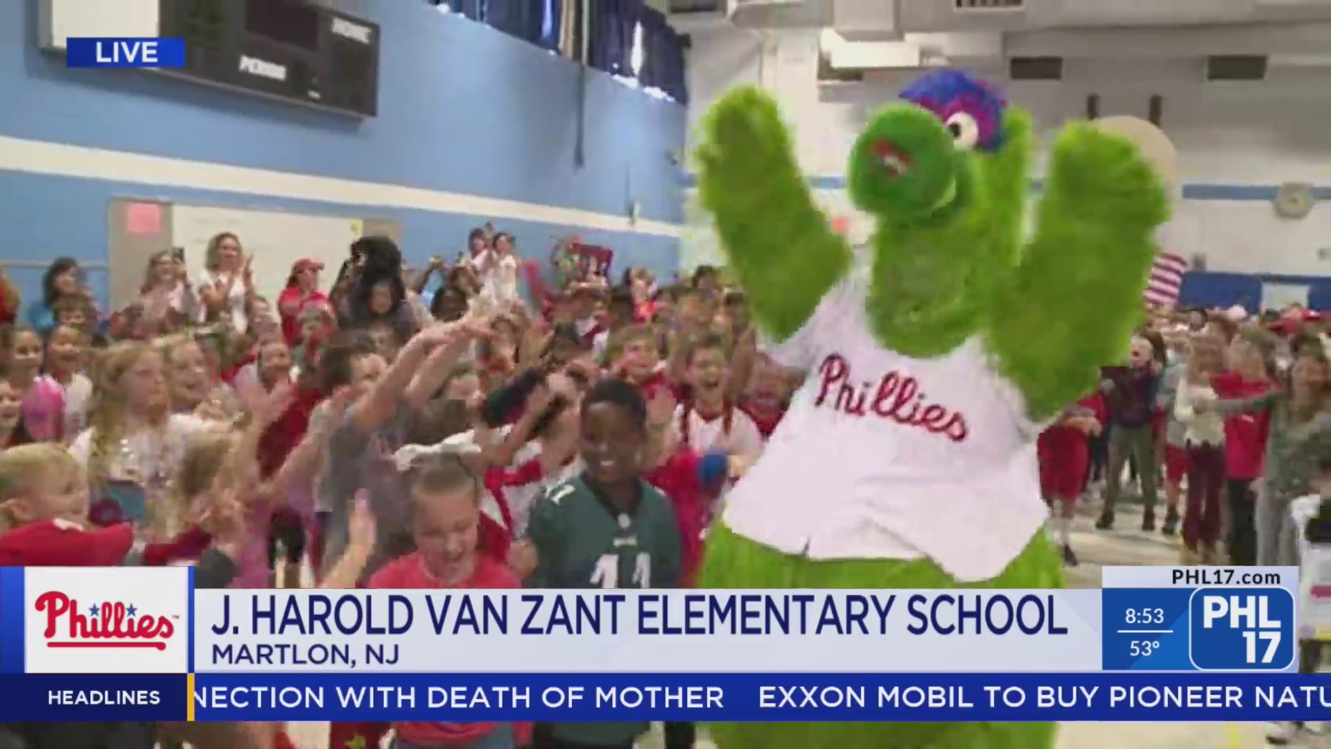 J. Harold Van Zant Elementary School Gets hype for the Phils with a Pep ...