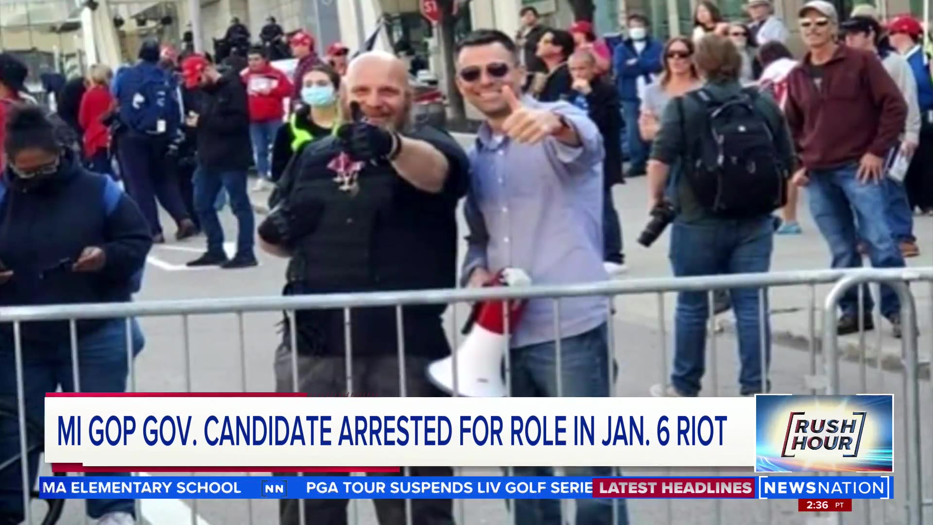 Michigan governor candidate charged for Capitol riot role | Rush Hour ...