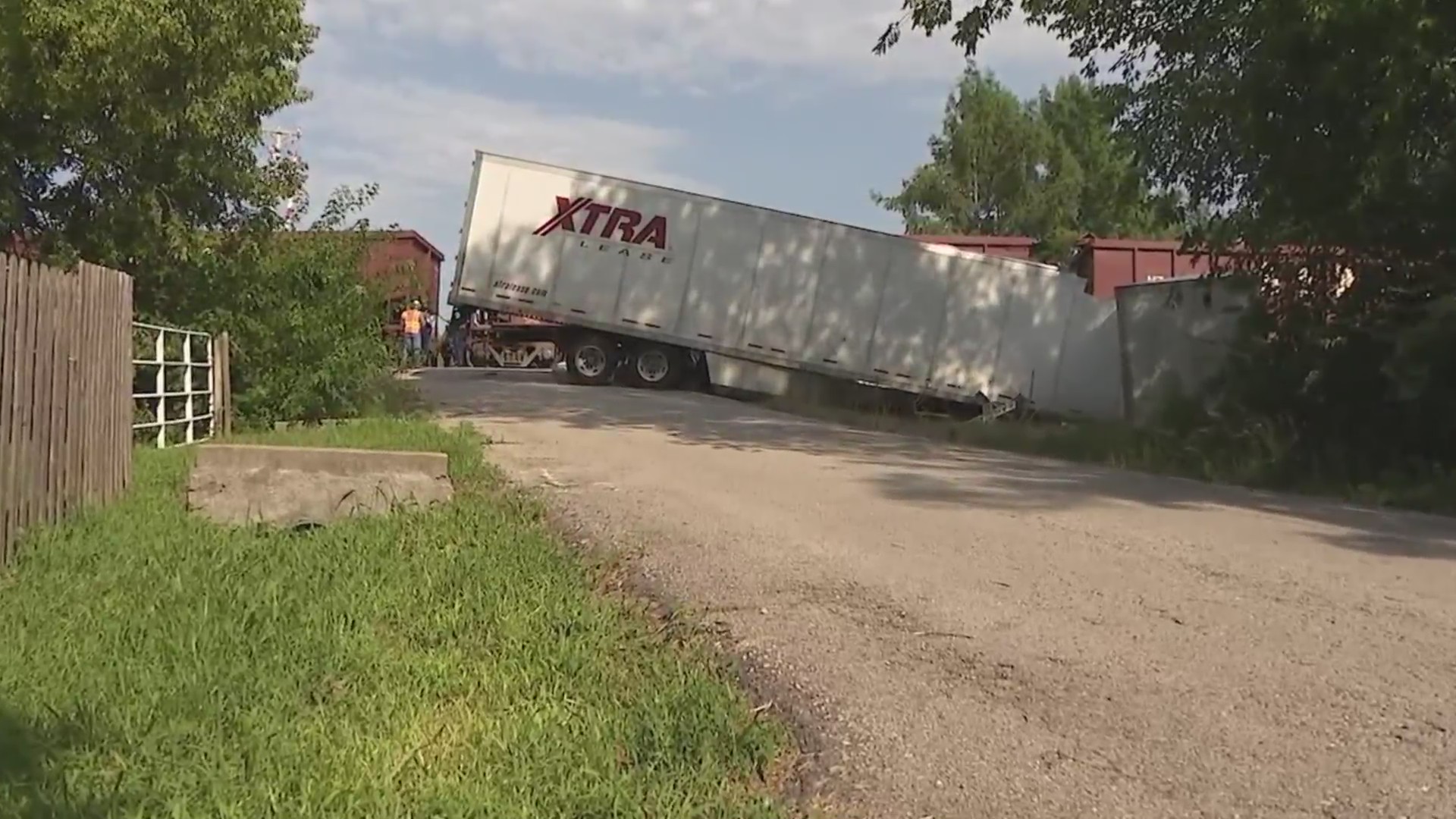 Multiple injured after train strikes semi in Cass County – FOX 4 Kansas ...