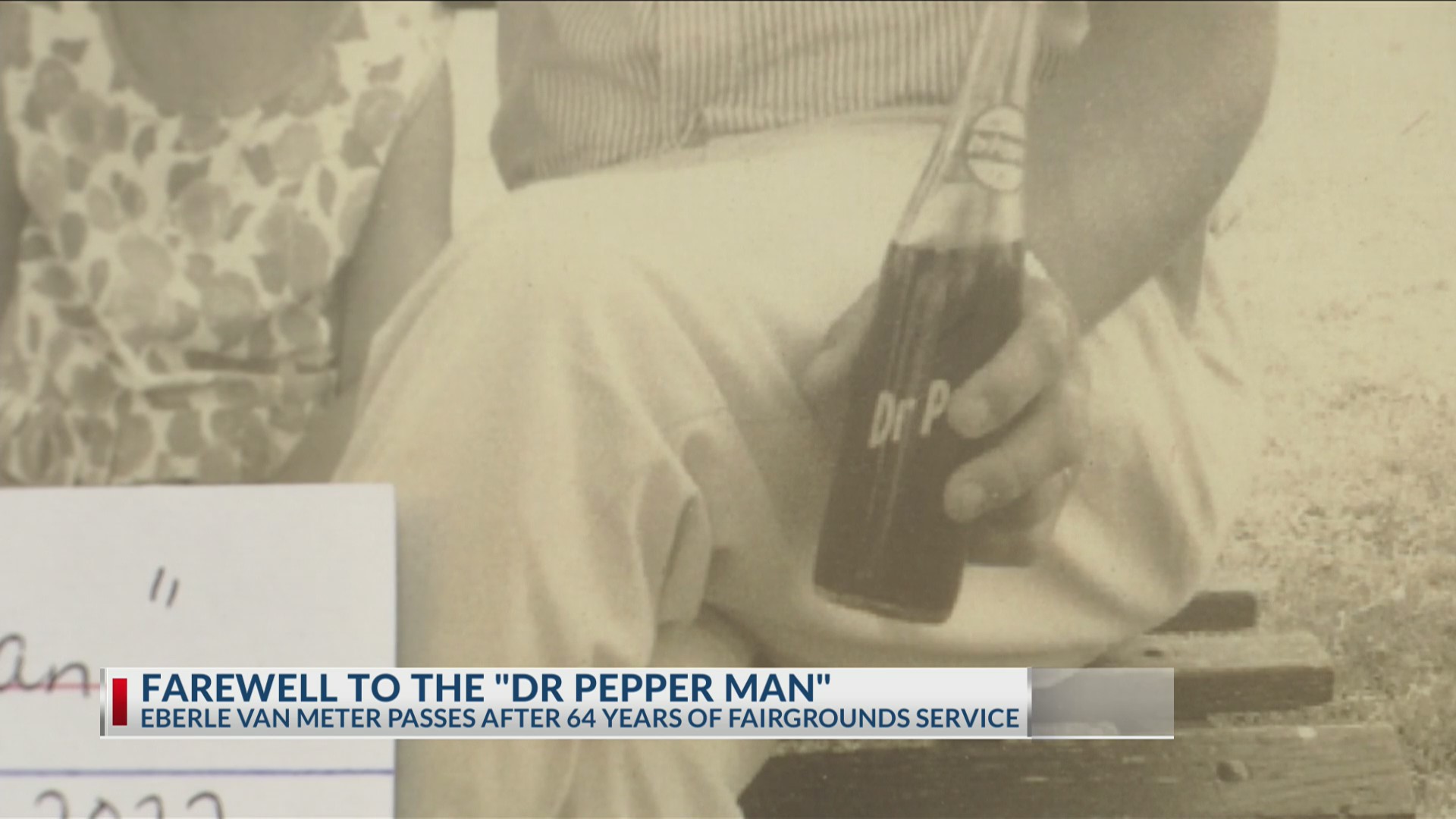 Take a bow Dr. Pepper man. long time fair worker passes away after 68 ...