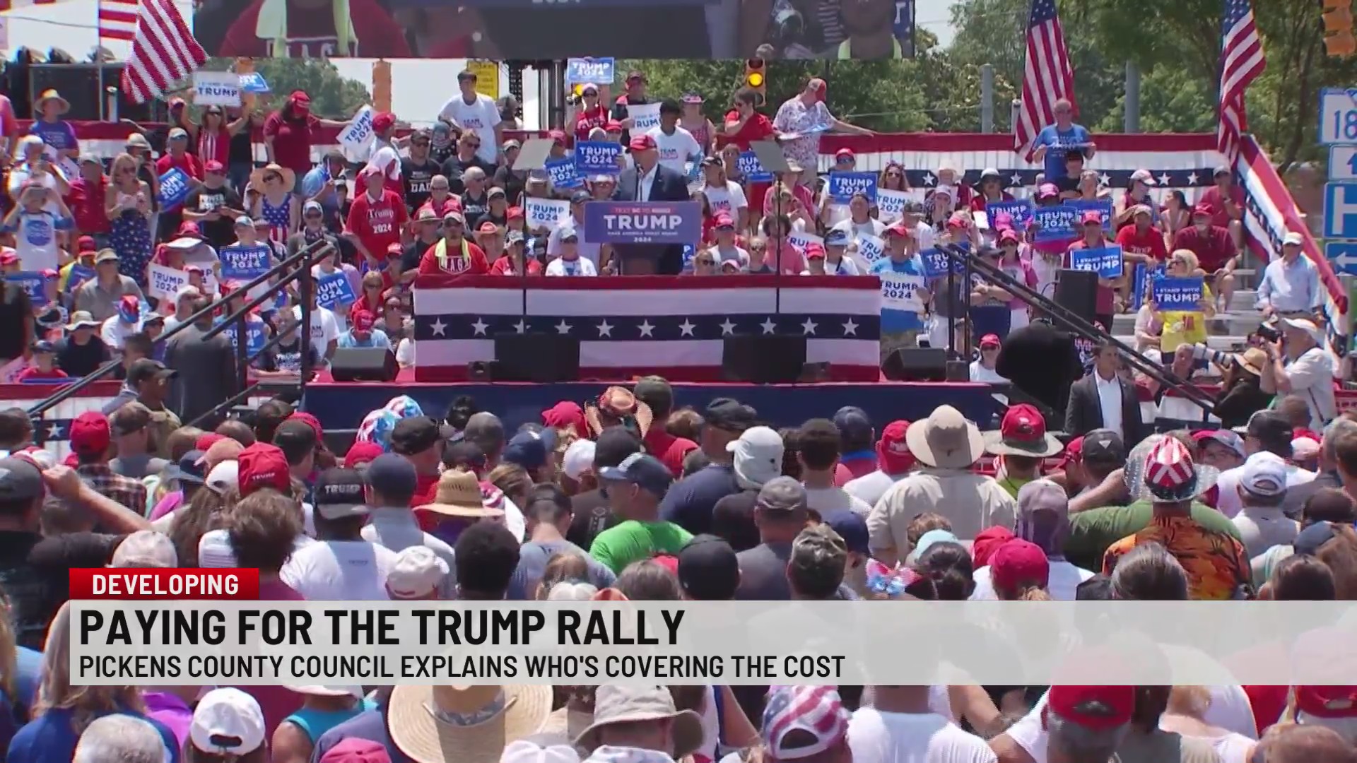 County leaders estimate 50,000 people attended the Trump rally in ...