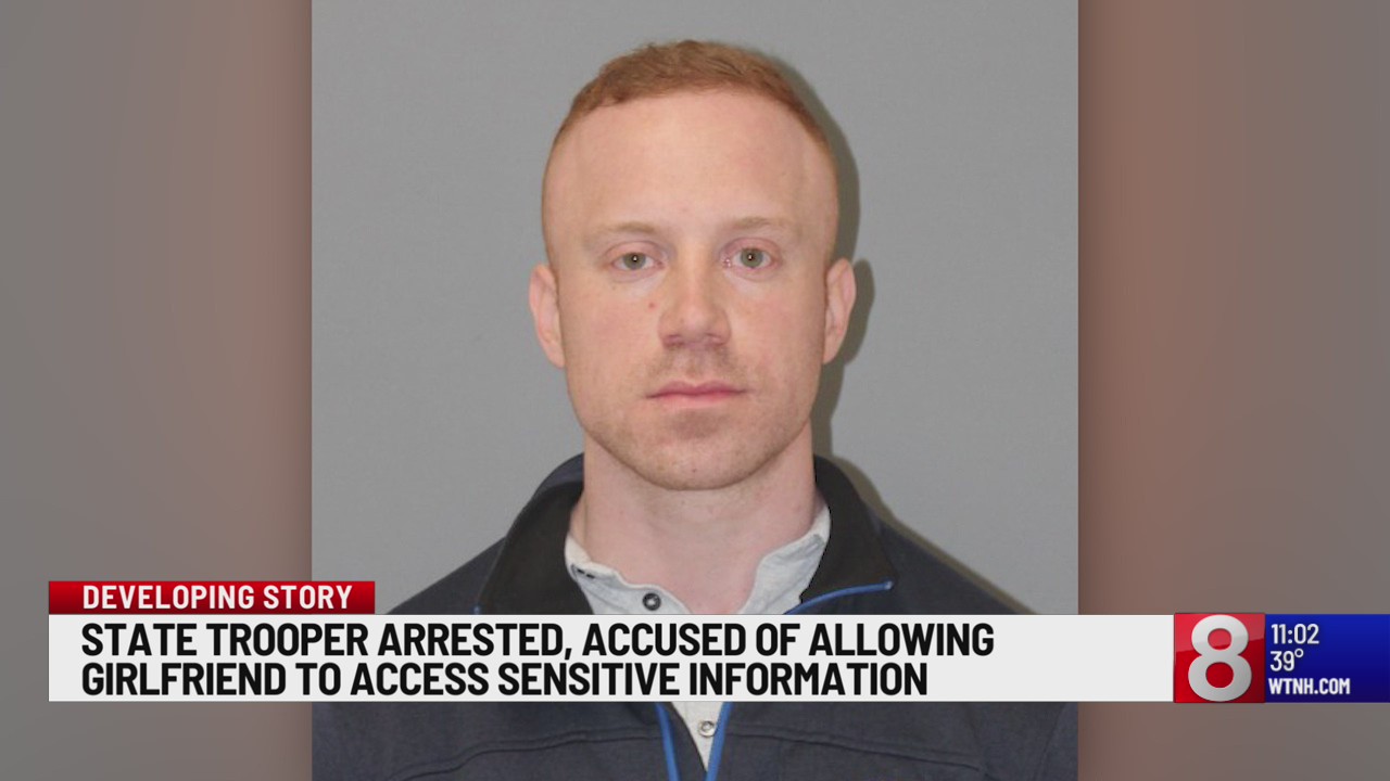 Connecticut State Police trooper allegedly let a 3rd party access ...