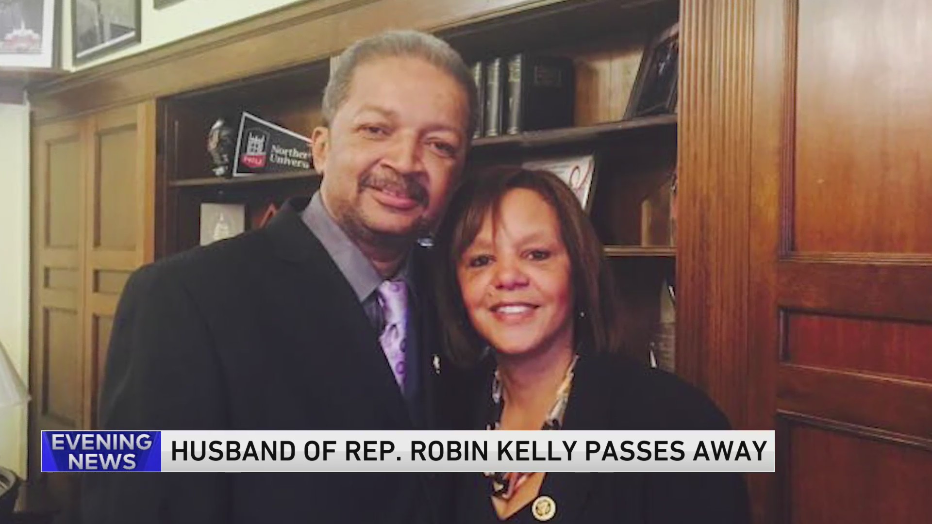 Congresswoman Robin Kelly announces death of husband – WGN-TV