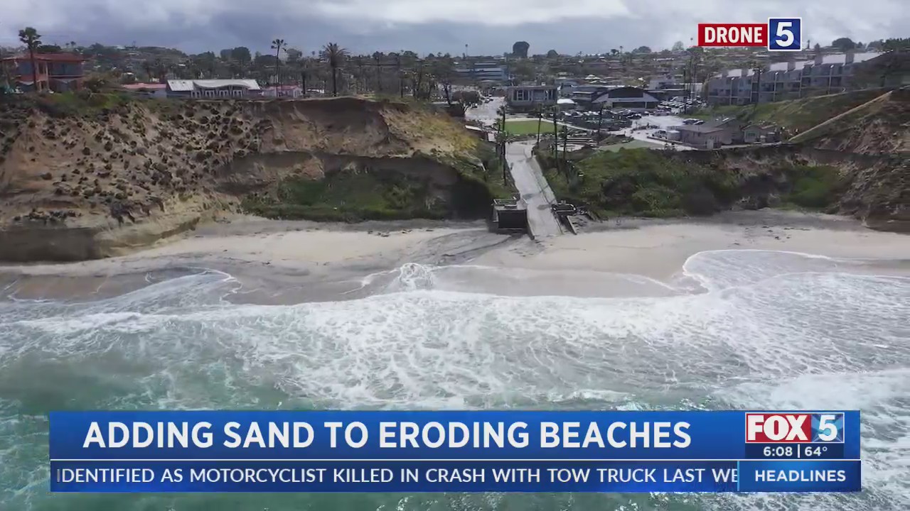 Adding Sand To Eroding Beaches – FOX 5 San Diego & KUSI News
