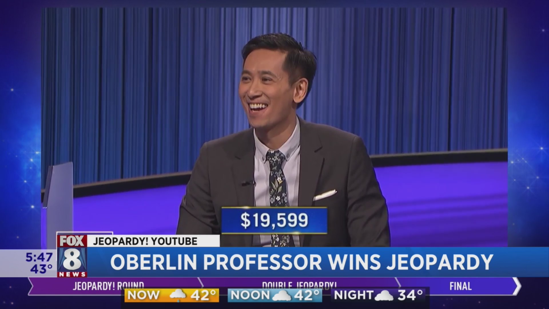 It’s a Double Jeopardy! | Oberlin College Professor wins Jeopardy ...