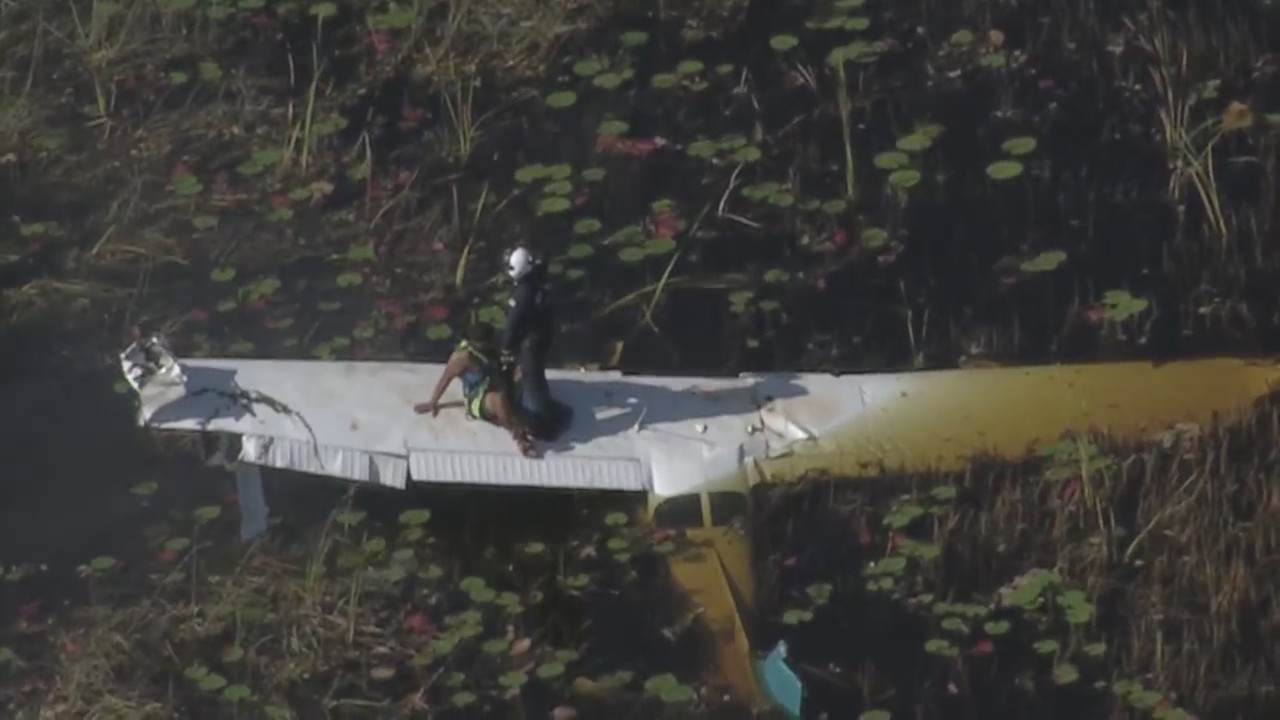 Man Rescued After Plane Crashes In Florida Everglades Wfla